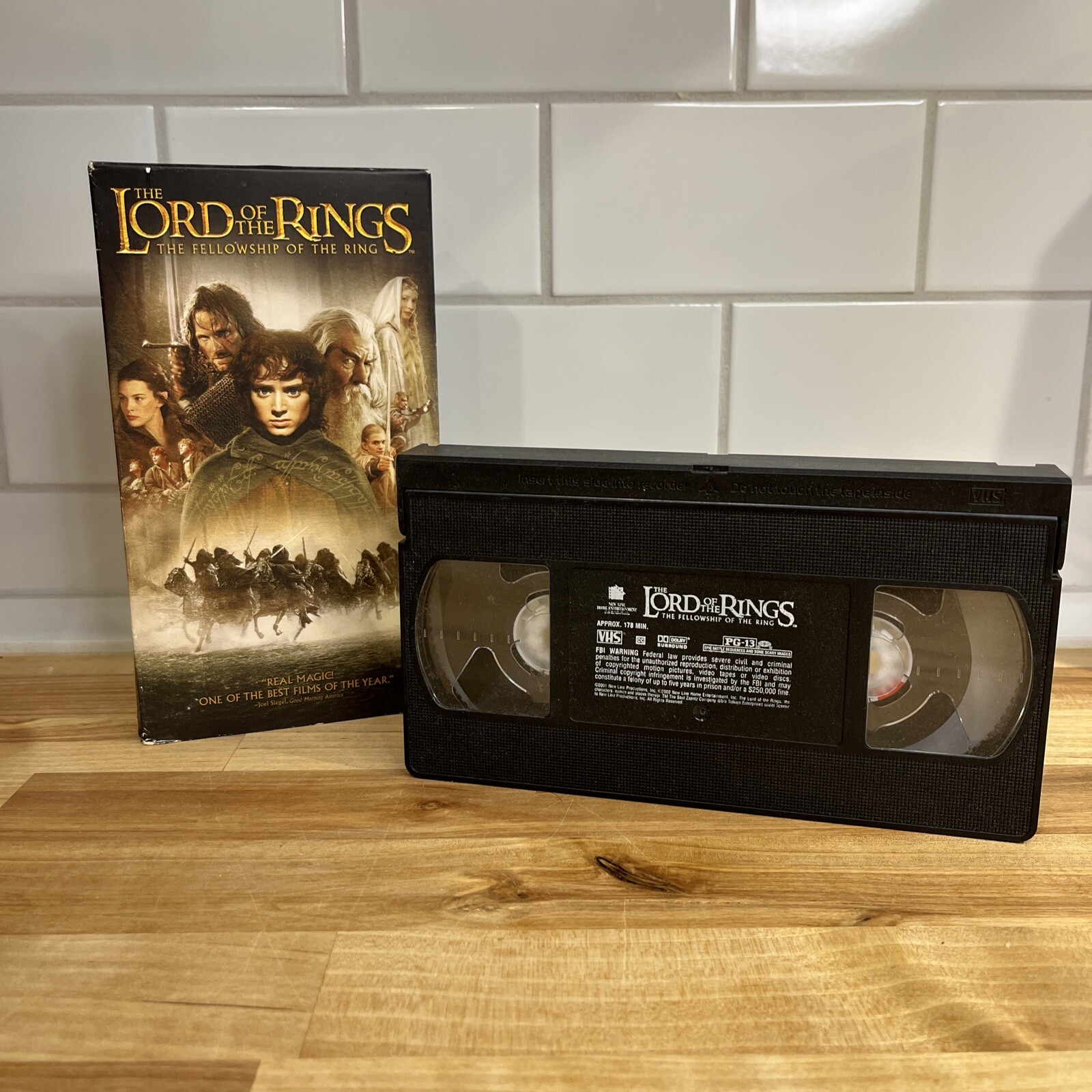 Lord Of The Rings: The Fellowship Of The Ring (VHS, 2001) 794043541537 ...