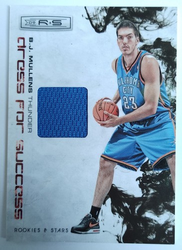 B.J. MULLENS 22 PANINI ROOKIES & STARS DRESS FOR SUCCES RC 014/299 2009 ...
