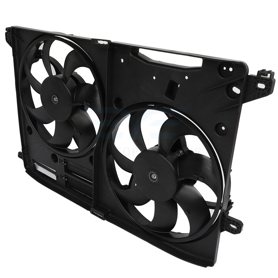 Electric Radiator Condenser Cooling Fan Assembly For 2013 2014-2018 ...