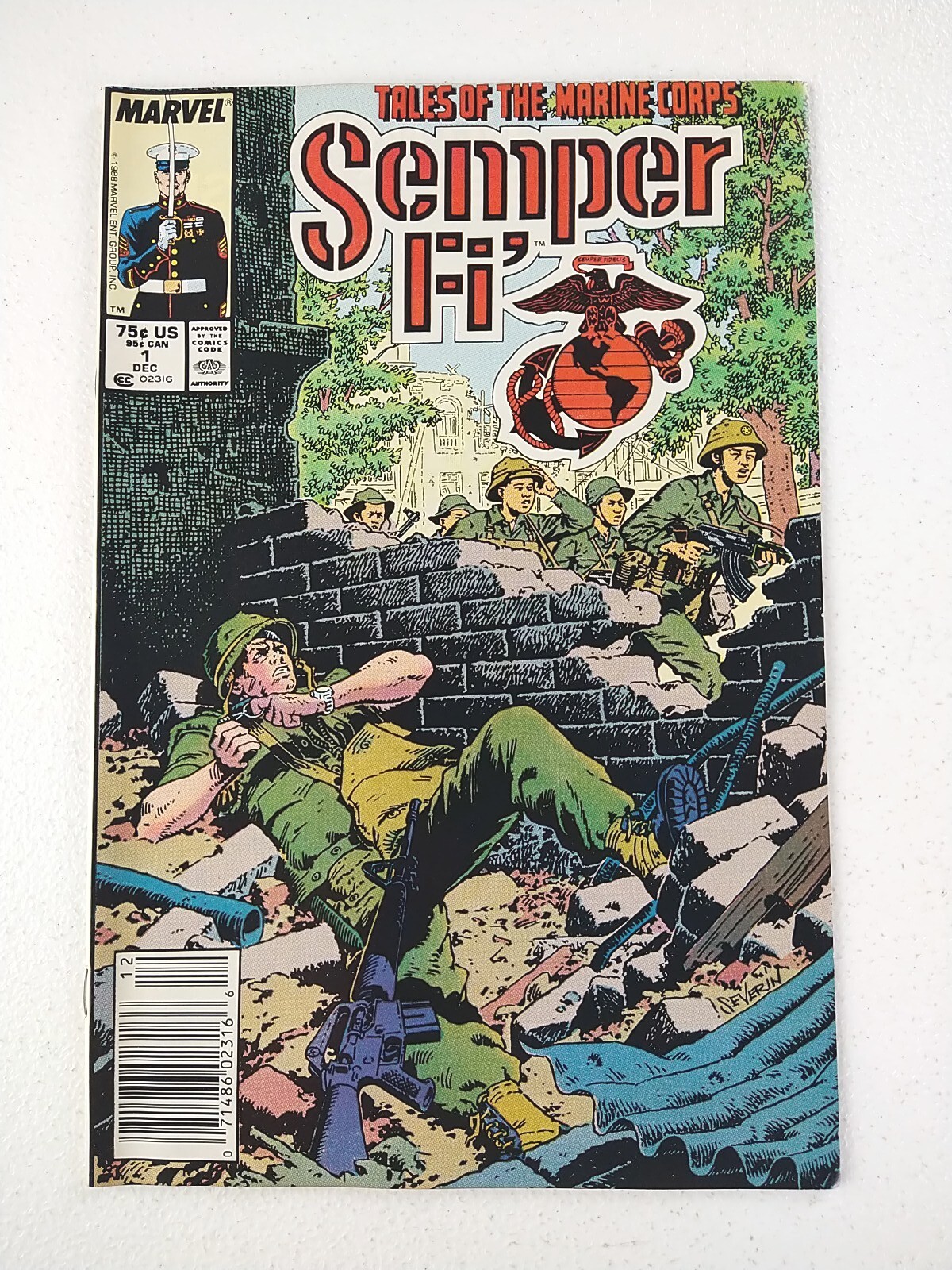 Semper Fi #1 Tales of the Marine Corps (1988 Marvel Comics) NEWSSTAND ...