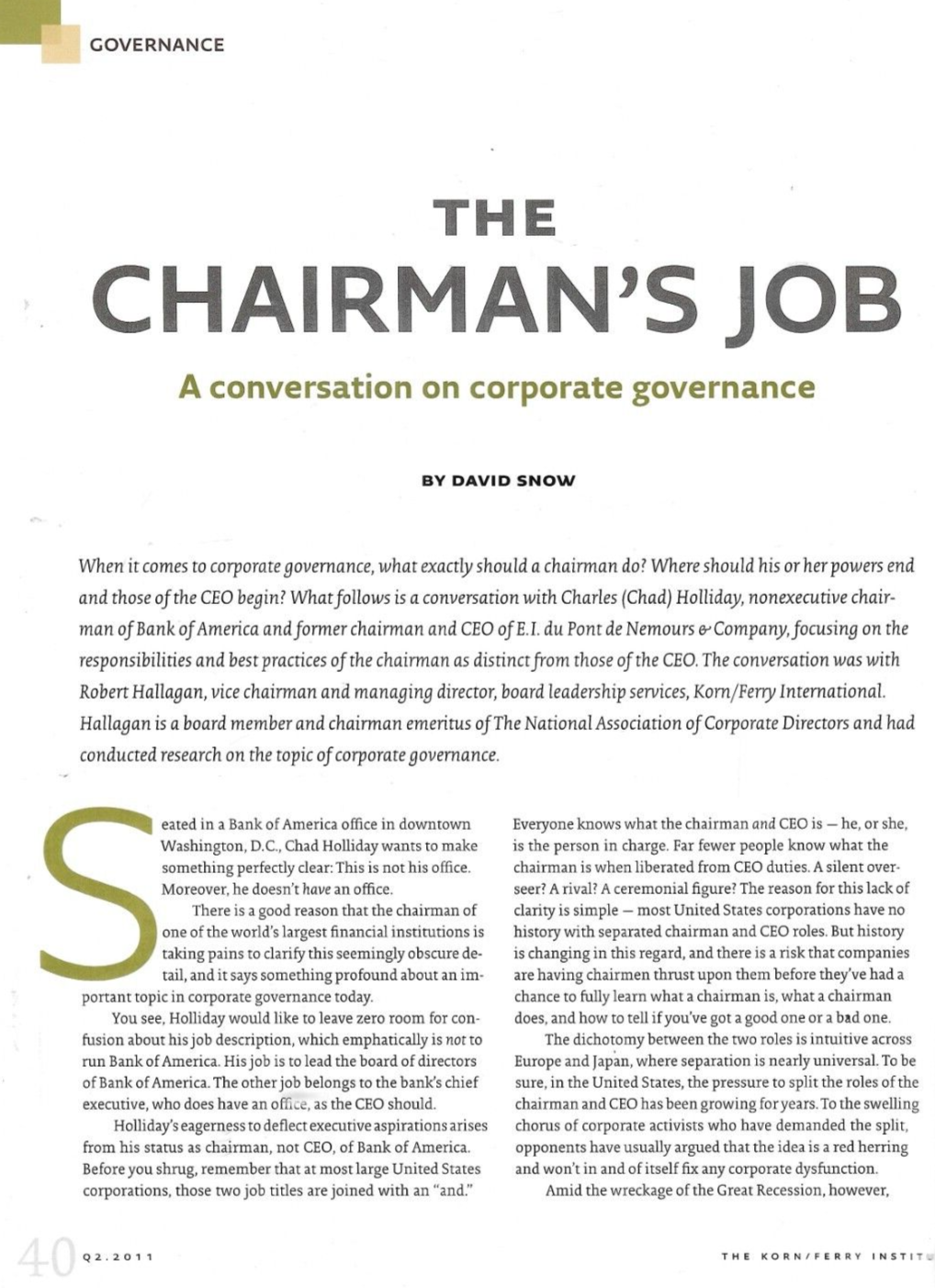 Briefings on Talent and Leadership Magazine Daniel Lamarre Chile ...