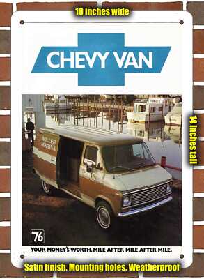 Metal Sign - 1976 Chevrolet Van | eBay
