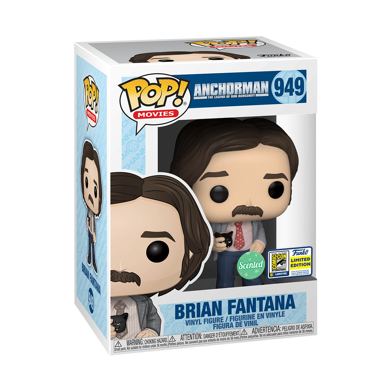 Funko Pop! Vinyl: Anchorman - Brian Fantana (Scented) - San Diego Comic ...