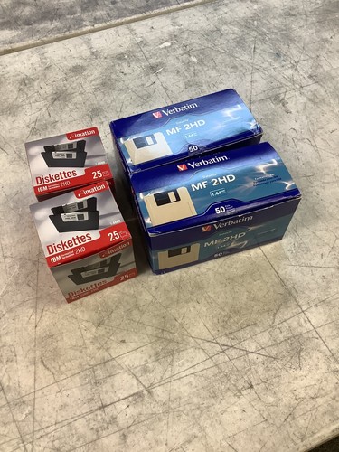 91 Verbatim DataLife MF 2HD 3.5” Microdisk Formatted Floppy Disks New ...