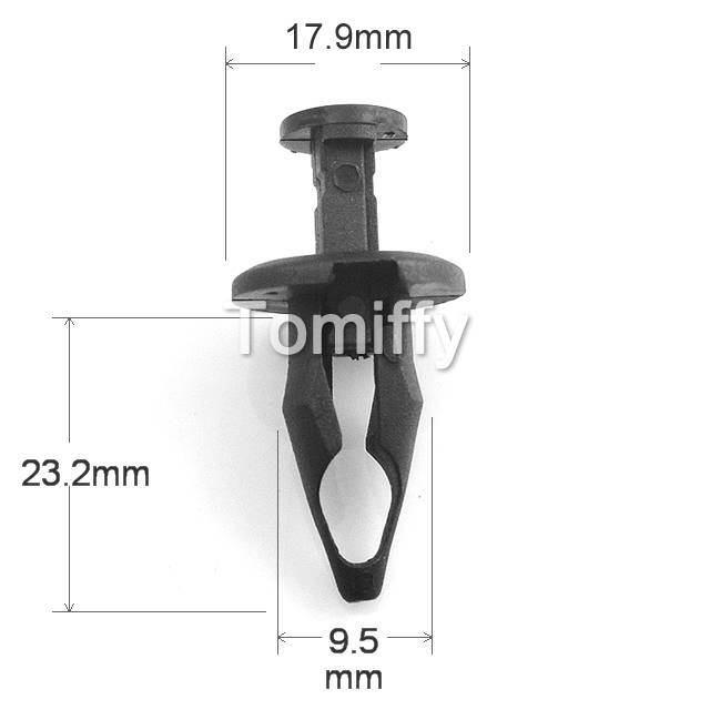 100pcs Nylon Bumper Fender Inner Wheel House Panel Clip for Saturn ...