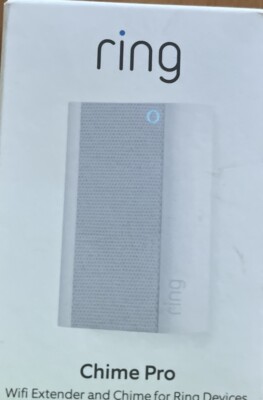 Ring Chime Pro Wi-Fi Extender for Smart Doorbell - White (8AC1PZ-0EN0 ...