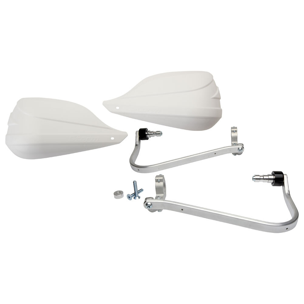 Barkbusters Storm Two Point Mounted Handguard Kit White For BMW R1200GS ...