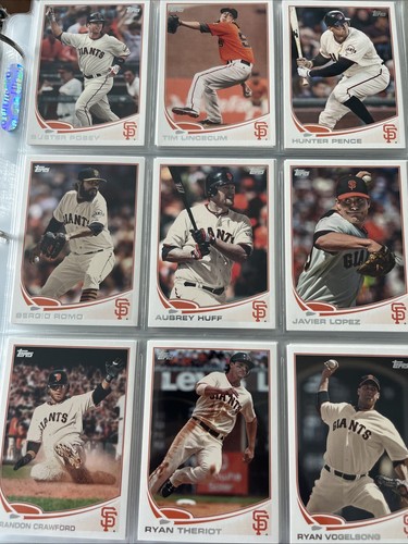 2013 Topps Baseball San Francisco Giants Team Set | eBay