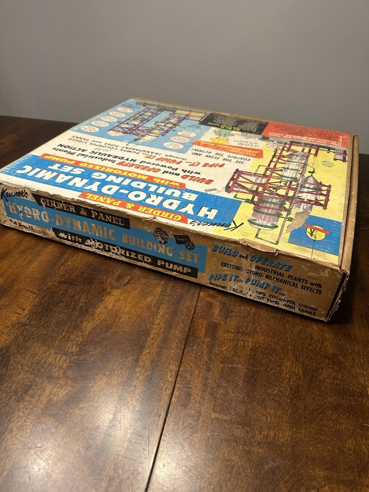 Vintage 1961 Kenner’s Girder & Panel Hydro Dynamic Building Set No. 11 ...