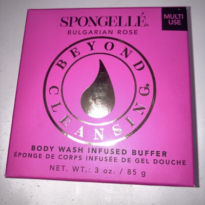 Spongelle Bulgarian Rose Cleansing Body Wash Infused Multi-Use Buffer ...