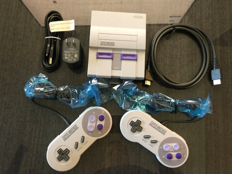 Authentic SNES Super Nintendo Classic Mini Super Entertainment System ...