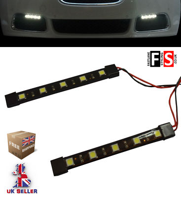 DRL LED DAYTIME RUNNING LIGHTS-PAIR 5 LED LAMPS-WATERPROOF VXL2 | eBay UK