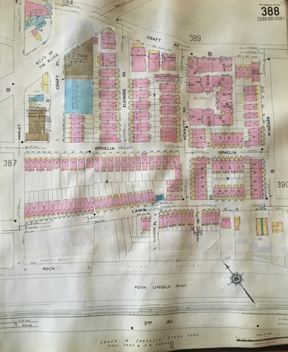 1925 SANBORN, WEST OAKLAND, PITTSBURGH, PA , SCHENLEY OVAL RACE TRACK ...