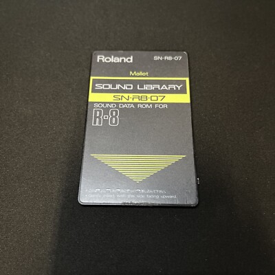 ROLAND Sound library SN-R8-07 Sound Data ROM for R-8 | eBay