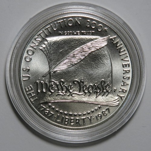 1987 US Constitution 200th Anniversary Commemorative Silver Coin in ...
