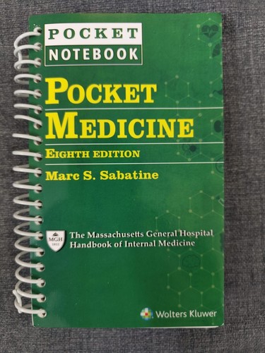 Pocket Notebook Ser.: Pocket Medicine by Marc S. Sabatine (2022 ...