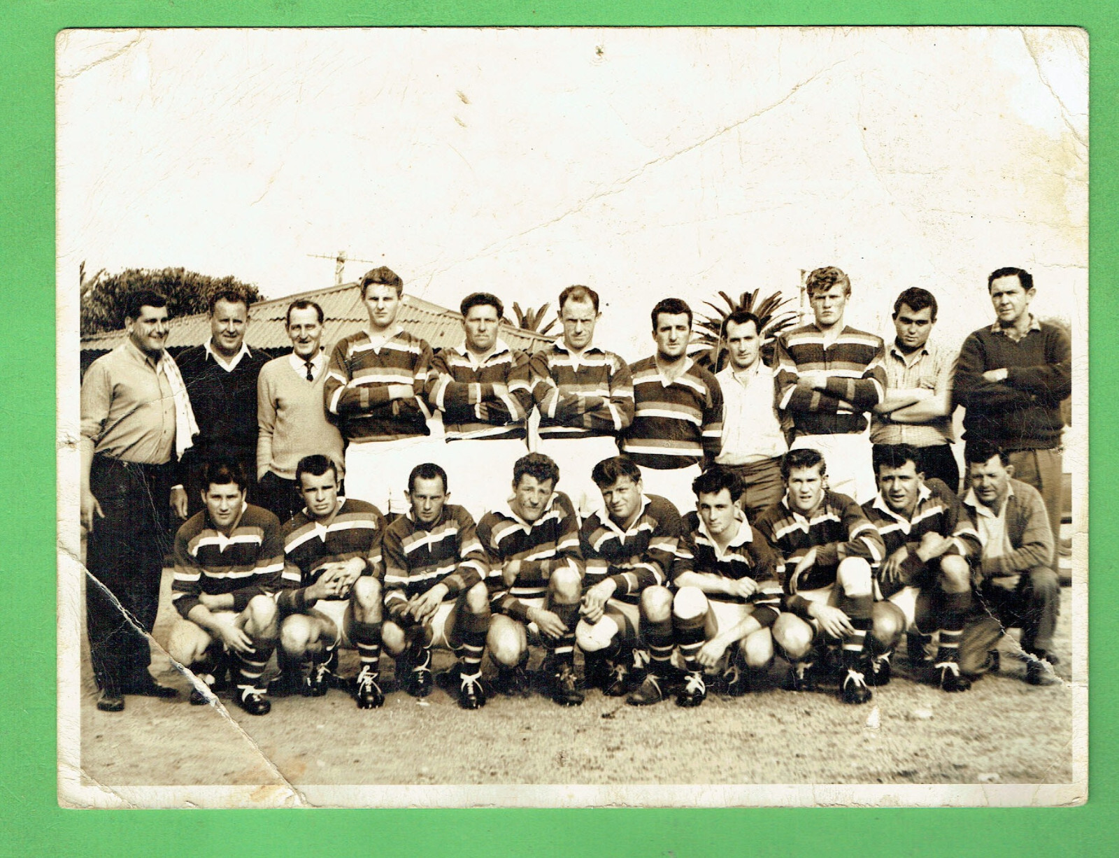 #D622. PICTURE OF AN OLD ERINA RUGBY LEAGUE TEAM - DAMAGED | eBay Australia