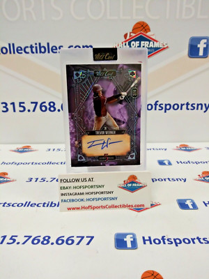 2024 WILD CARD 5 CARD DRAW TREVOR WERNER AUTO PURPLE 2/4 | eBay