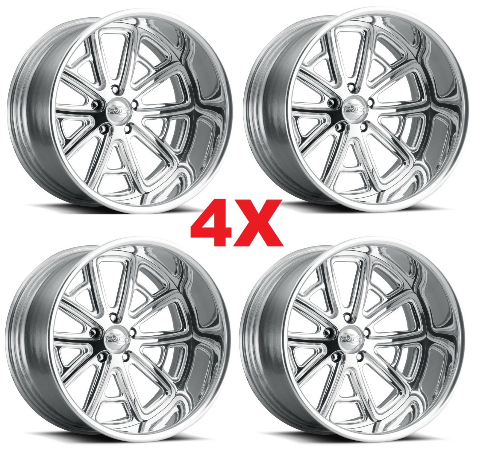 17 Pro Wheels Rims Street Rod Custom Forged Billet | Multicolor ...