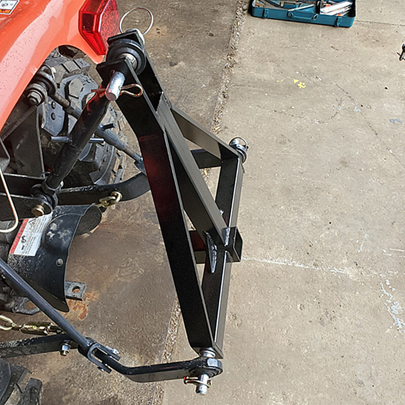 2'' 3-Point Linkage Tow Hitch Compact Tractor Triangle Frame Dual Hitch ...