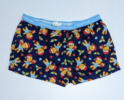 Peter Alexander Gingerbread Man Christmas Sleep Pyjamas Shorts XXL 2XL ...
