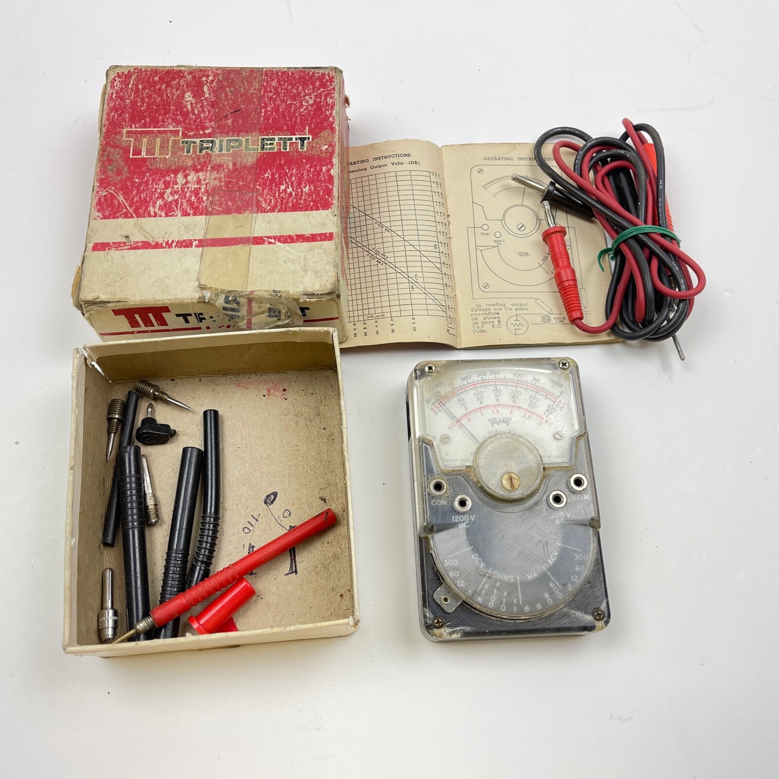 Triplett Model 310 Type 3 Vom The Mighty Mite W/leather Case for sale ...