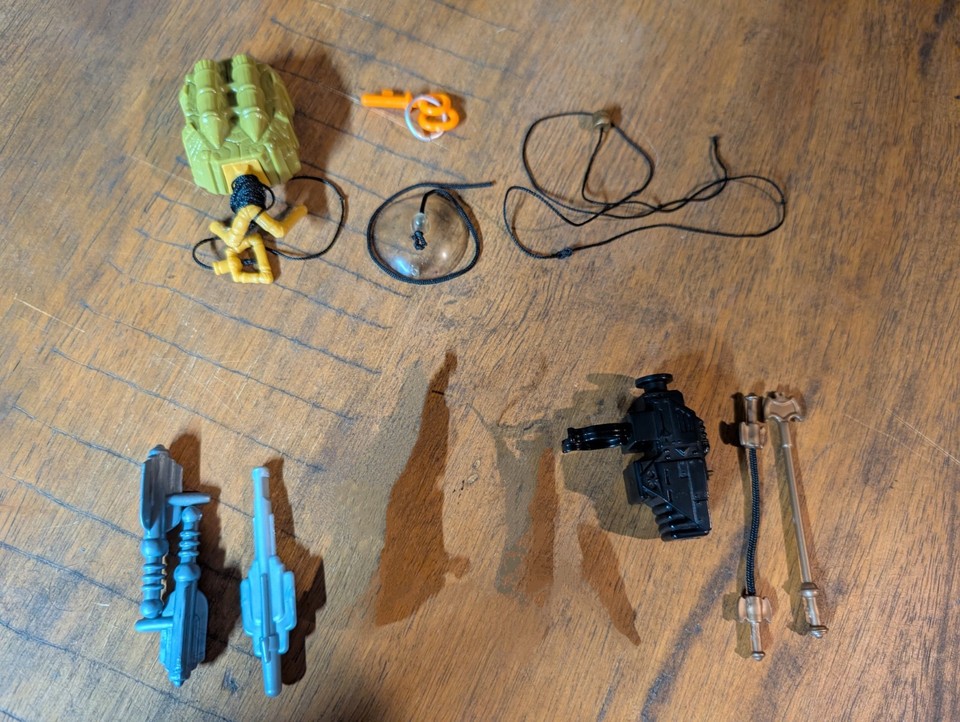 90s weapons, accessories and Parts lot.. power rangers..transformers ...