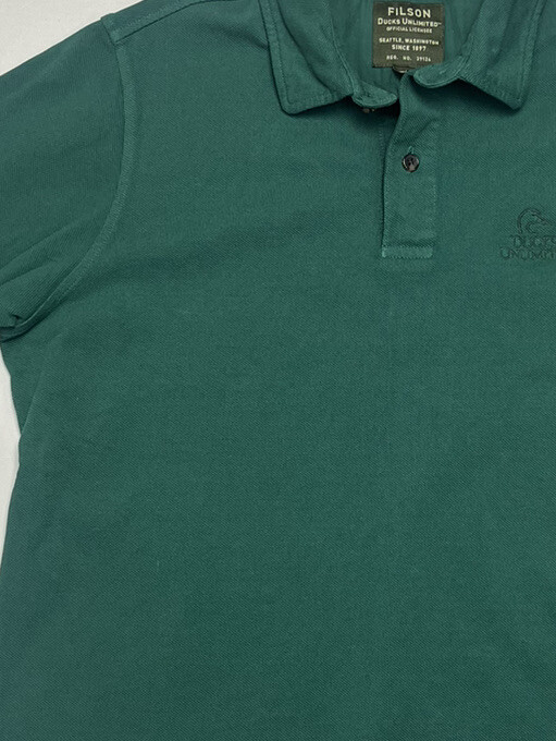 Filson x Ducks Unlimited Polo Shirt 20182629 Salt Marsh Dark Rugby ...