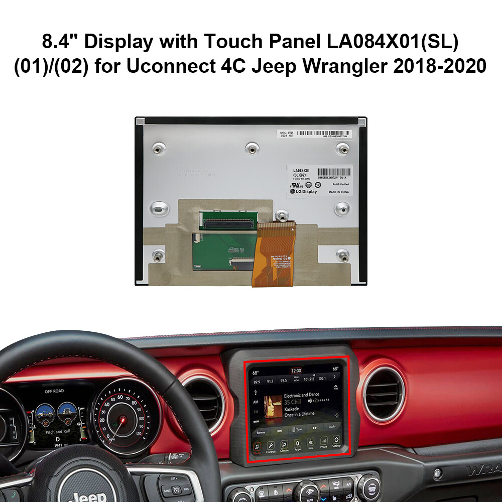 8.4" Display LA084X01(SL) (02) with Digitizer for Chrysler, Dodge RAM ...
