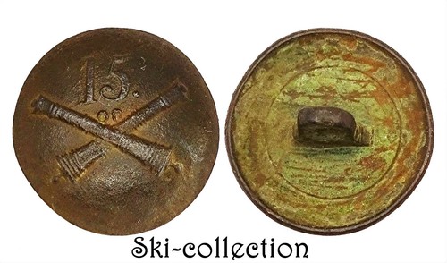 Russia. Button 15th Field Artillery Brigade, Troops, 1829-1862. 23 mm ...