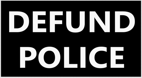 DEFUND THE POLICE BUMPER STICKER DECAL BLM BLACK LIVES MATTER GEORGE ...