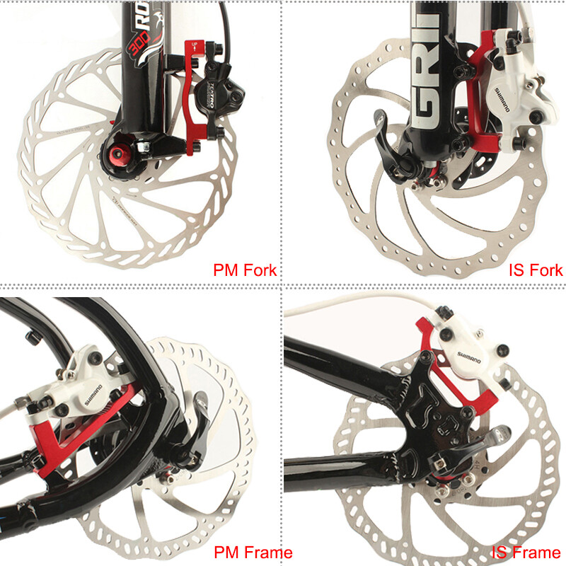 PM/IS Front Rear 180/203mm Caliper Disc Brake MTB Bike Brake Adapter ...