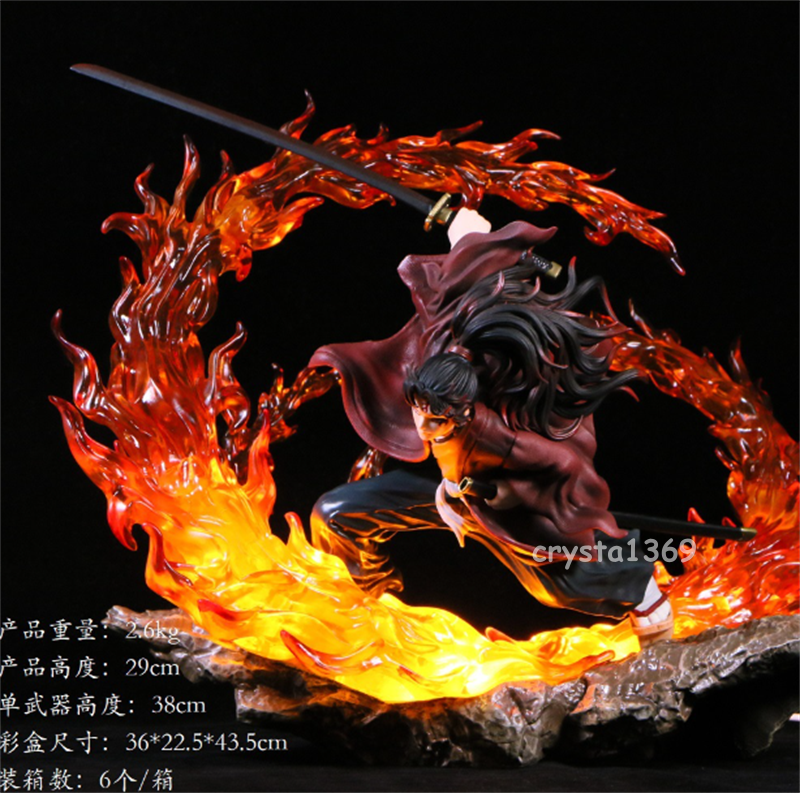 Anime Demon Slayer Kokushibo Tsugikuni Yoriichi PVC Figure Statue Model ...