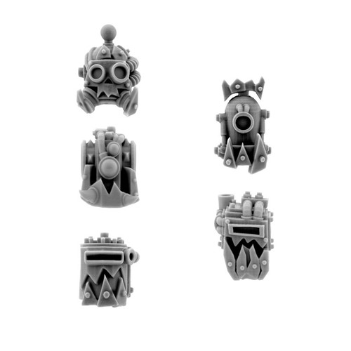 Wargames Exclusive ORK CYBORG CONVERSION BITS BIONIC HEADS H-805 (5U ...