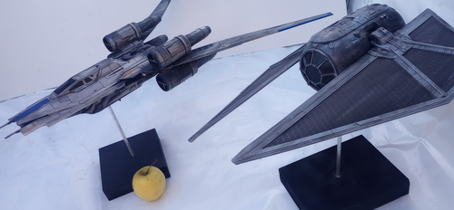 STAR WARS Prop Ship U WING UT-60D Star War Tie Striker both comes with ...