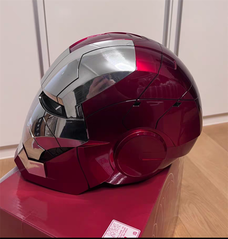 STOCK! AUTOKING Iron Man MK5 1:1 Helmet Wearable Voice-controlled ...