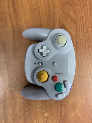 Nintendo Gamecube Wavebird Wireless Controller Platinum No Receiver ...
