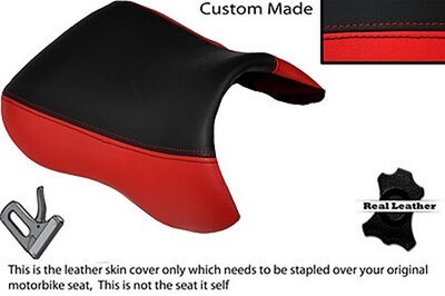 Rot & Schwarz Maßgefertigt Für Motorhispania Rx 50 Vorne Leder ...