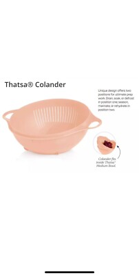 Tupperware Thatsa Colander 3 Quarts New | eBay