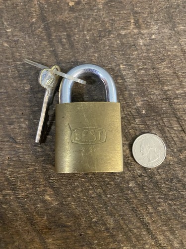 Vintage Best Padlock with Key | eBay