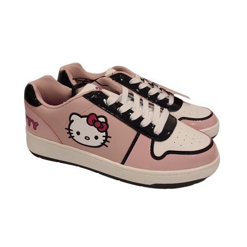 Hello Kitty Sneakers Size 9 Casual Sport Court Tennis Shoes Pink Sanrio ...