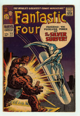 FANTASTIC FOUR #55 5.0 // JACK KIRBY & JOE SINNOTT COVER MARVEL COMICS ...