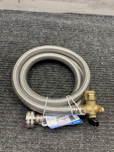 SharkBite 26038 1/2”/2" Stop Valve /4" Compression /Ice Maker Connector ...