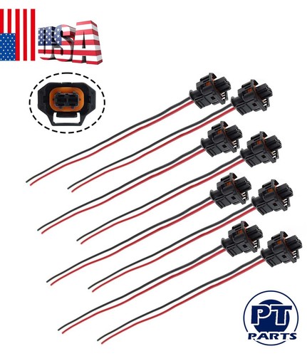 8pcs Fuel Injector Connector Harness Set For Chevy Buick GMC 88988963 ...