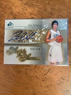 2003-04 SP Signature Edition Scripts for Success #ZA Zaur Pachulia /250 ...