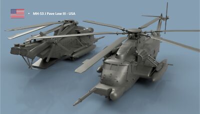 L'Arsenal Models 1/350 MH-53J PAVE LOW III FOLDED BLADES (2) 3D Printed ...