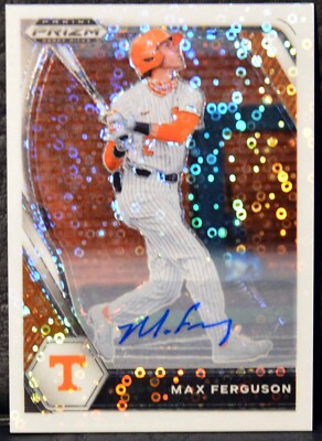 2021 Panini Prizm Draft Picks MAX FERGUSON Disco Refractor Autograph ...