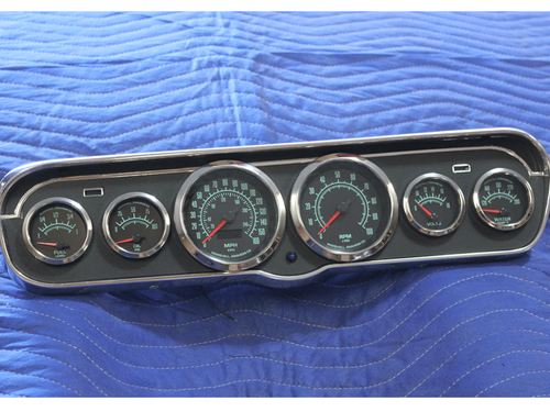 1966 Mustang 6-Gauge 60's Muscle Car Series 64-66 Mustang Instrument ...