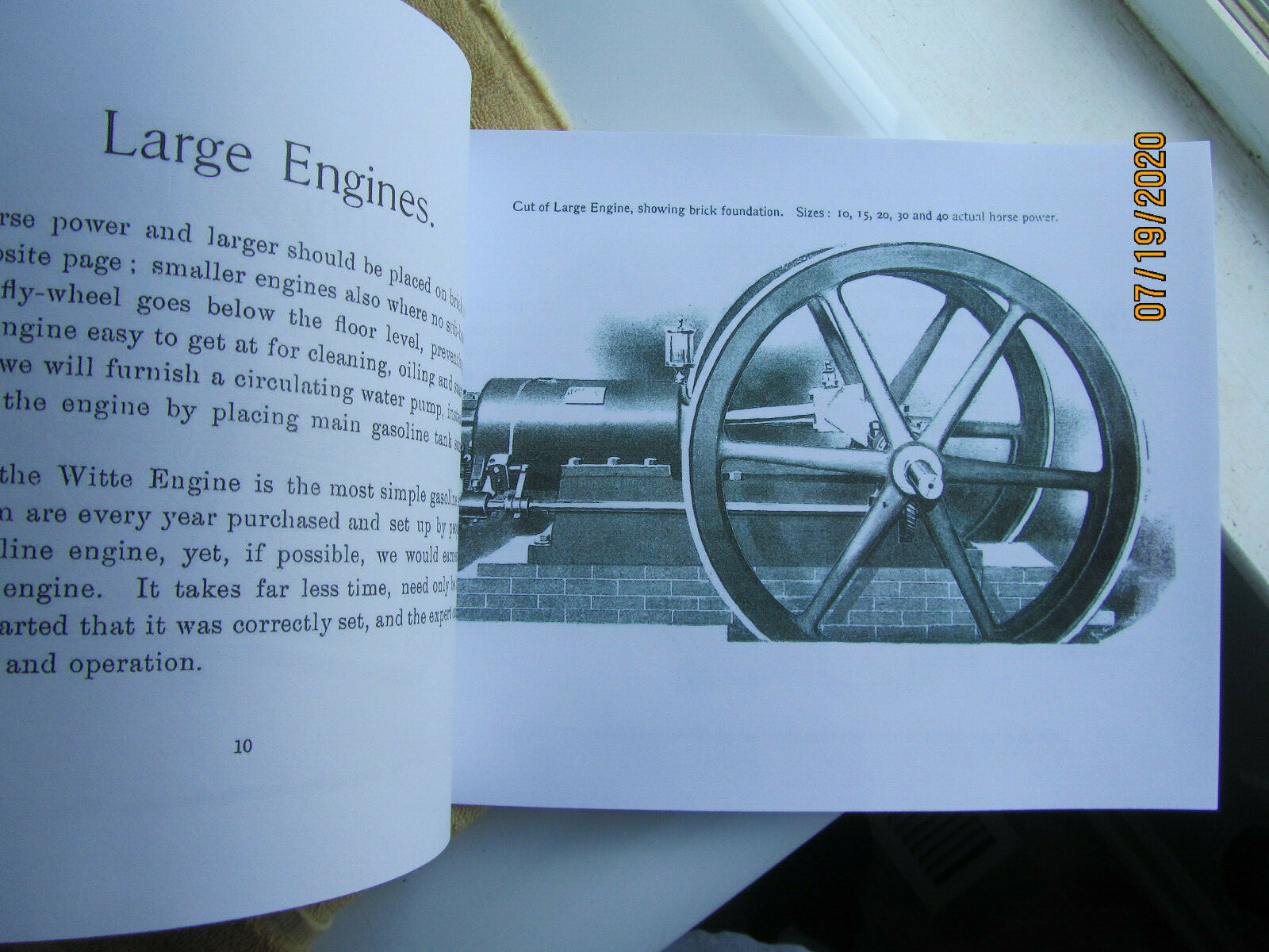 Super Rare 1904? Witte Iron Works Gas Engine Catalog Side Shaft 4-40HP ...