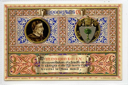 (Lb8479-438) 27. Pope Innocent IX, 1591-1591, 1902 Used, | eBay